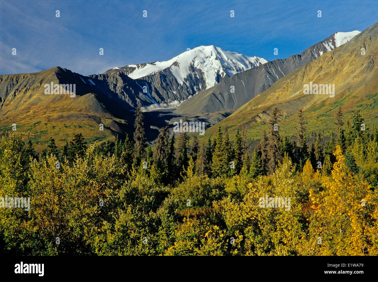 Saint Elias Mountains, Kluane National Park, Yukon, Canada Stock Photo ...