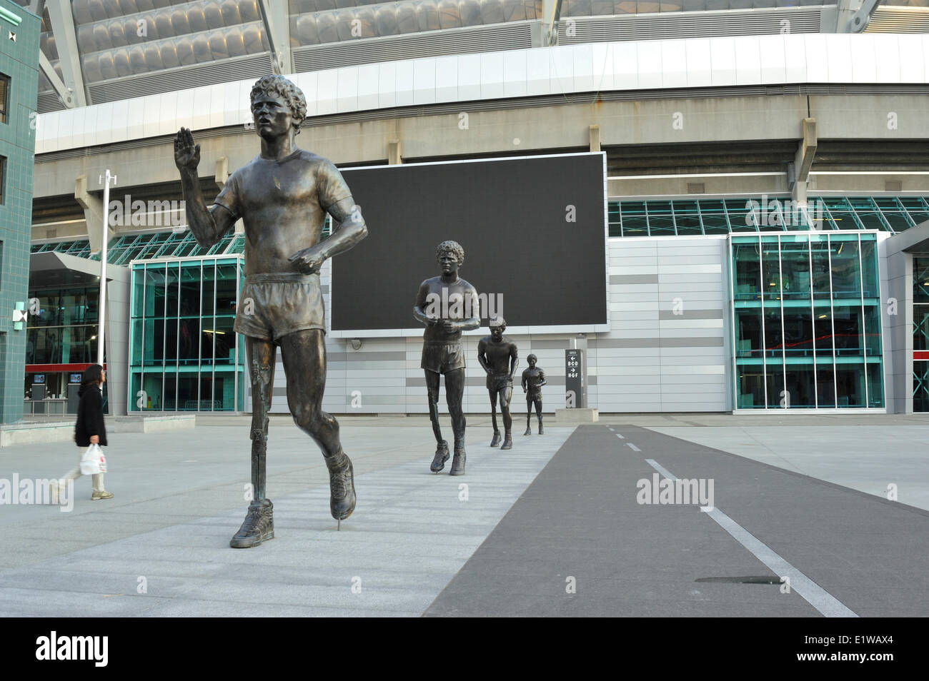 Terry Fox monument at BC Place, Vancouver, British Columbia, Canada ...