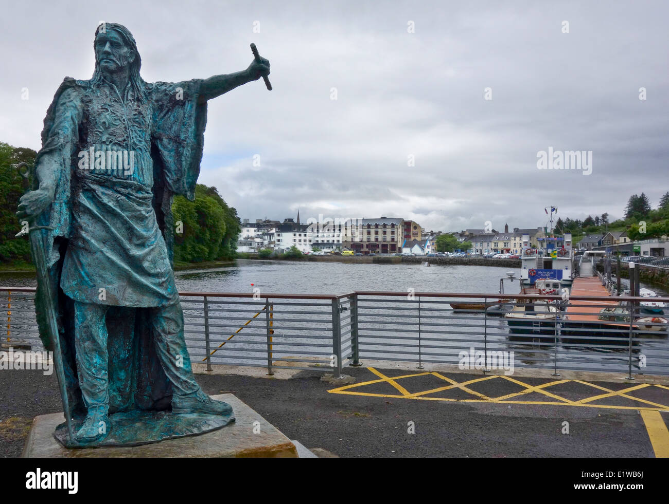 Harbour pier Donegal town County Donegal Ireland Stock Photo - Alamy