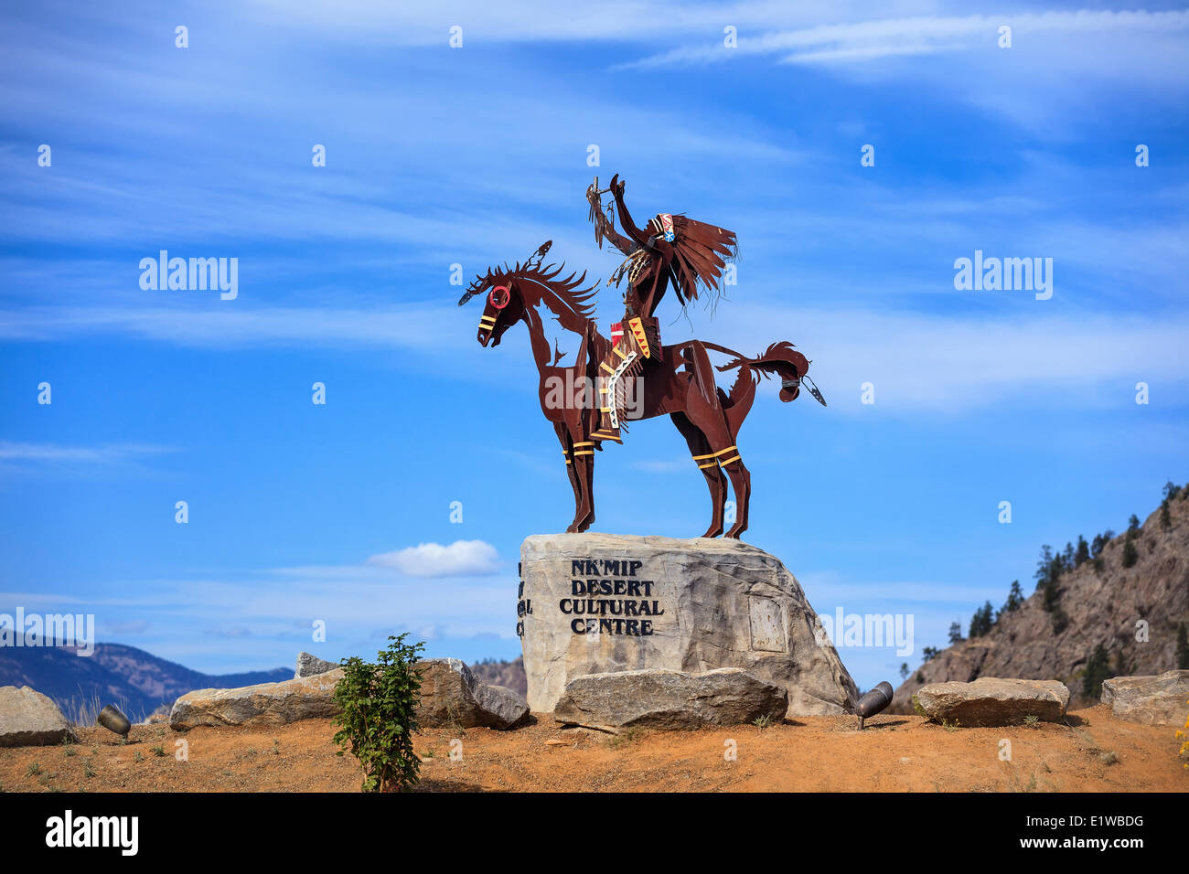 First Nations sculpture, Nk'MIP Desert Cultural Centre, Osoyoos ...