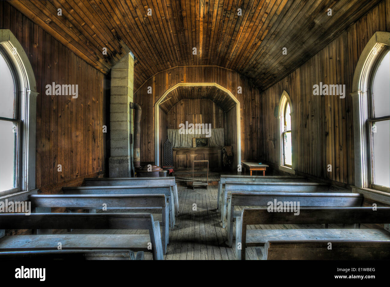 Pokhiest Church, First Nations Church, Thompson River Valley, British ...