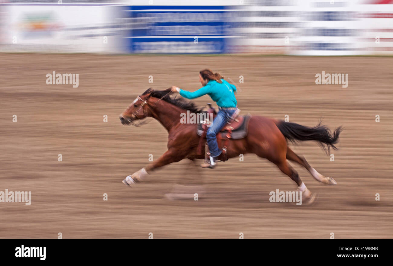 Barrel racing hi-res stock photography and images - Alamy