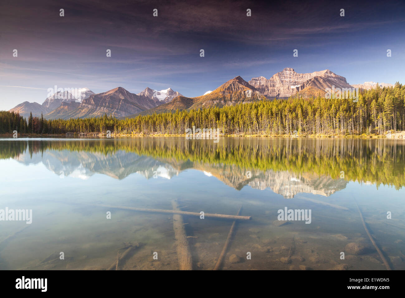 Lake herbert banff national park hi-res stock photography and images ...