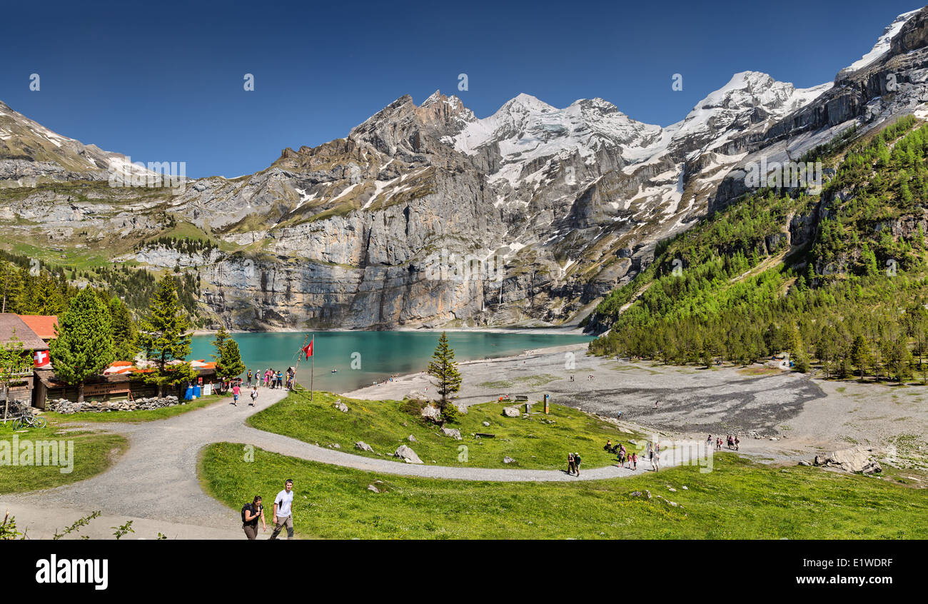Oeschinen lake oeschinensee hi-res stock photography and images - Alamy