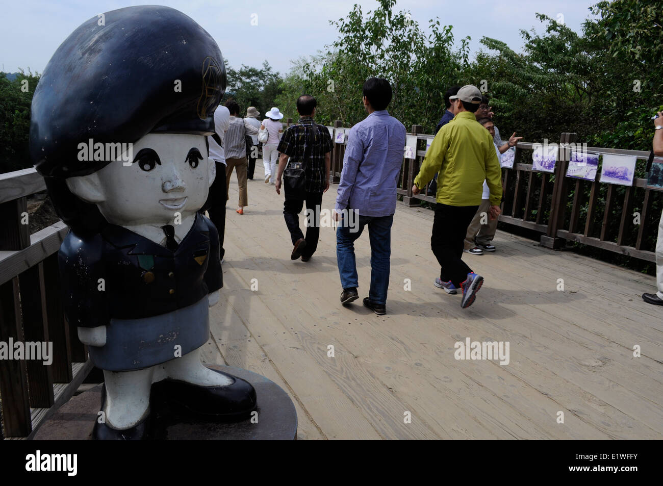 Freedom Bridge,Imjingak park,South Korea Stock Photo - Alamy