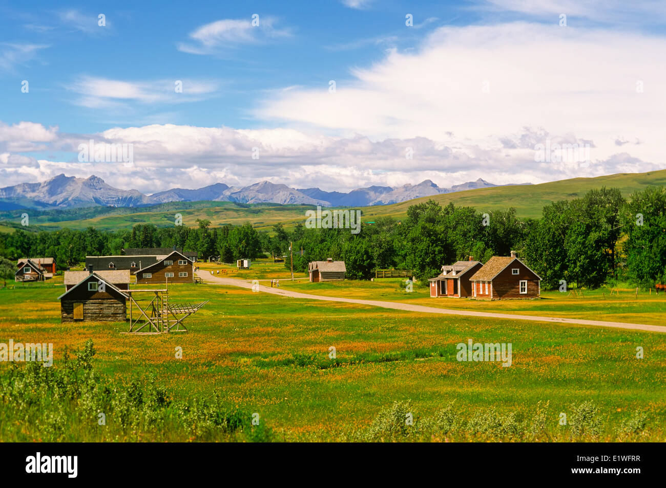 Bar U Ranch National Historic Site, Alberta, Canada Stock Photo - Alamy