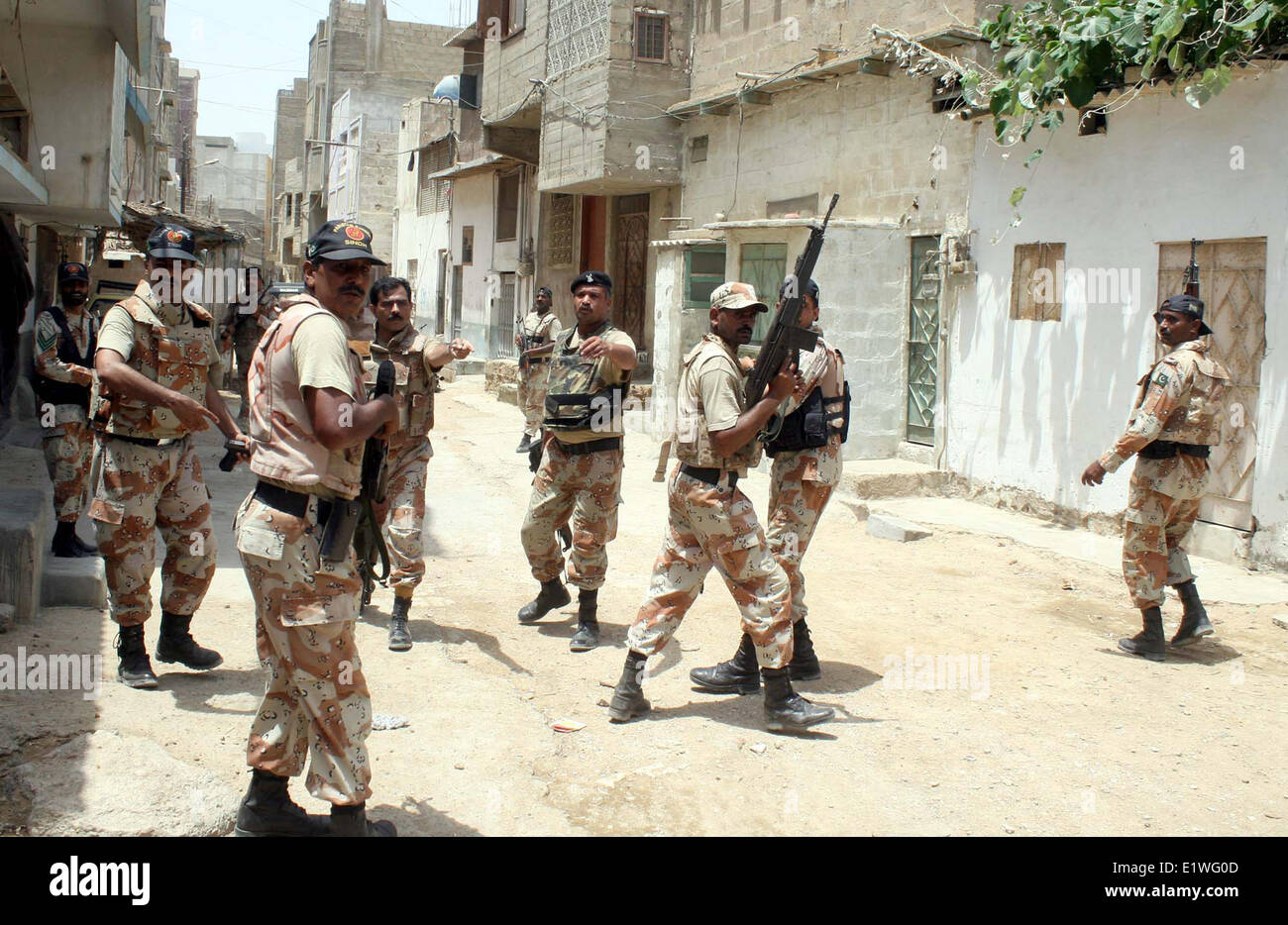 Security forces are busy in search operation as they seal the whole ...