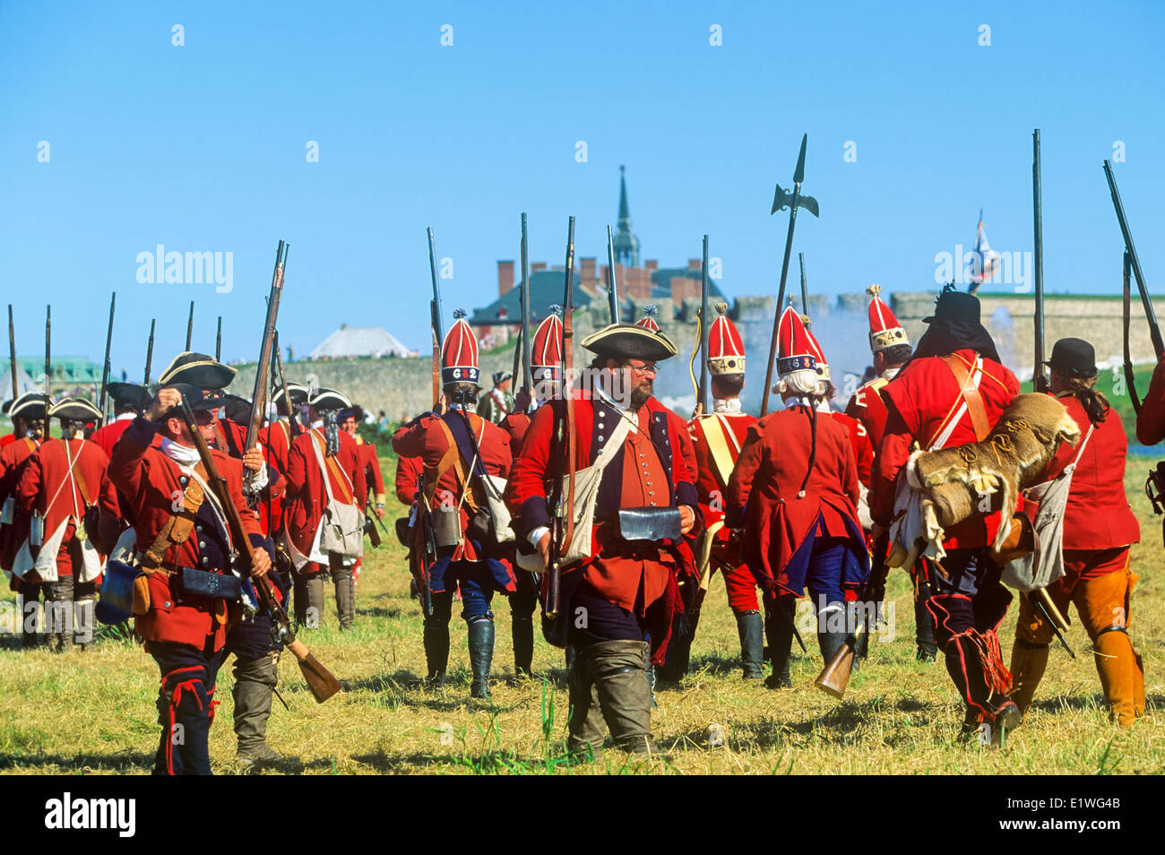 Fortress Louisbourg, National Historic Site, Nova Scotia, Canada Stock ...