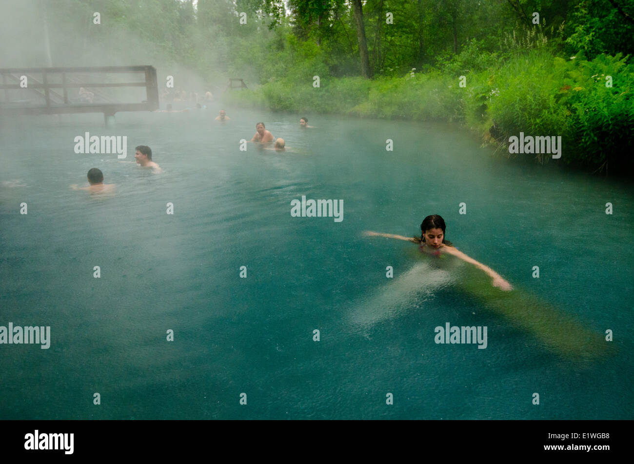 Hot spring bathers hi-res stock photography and images - Alamy