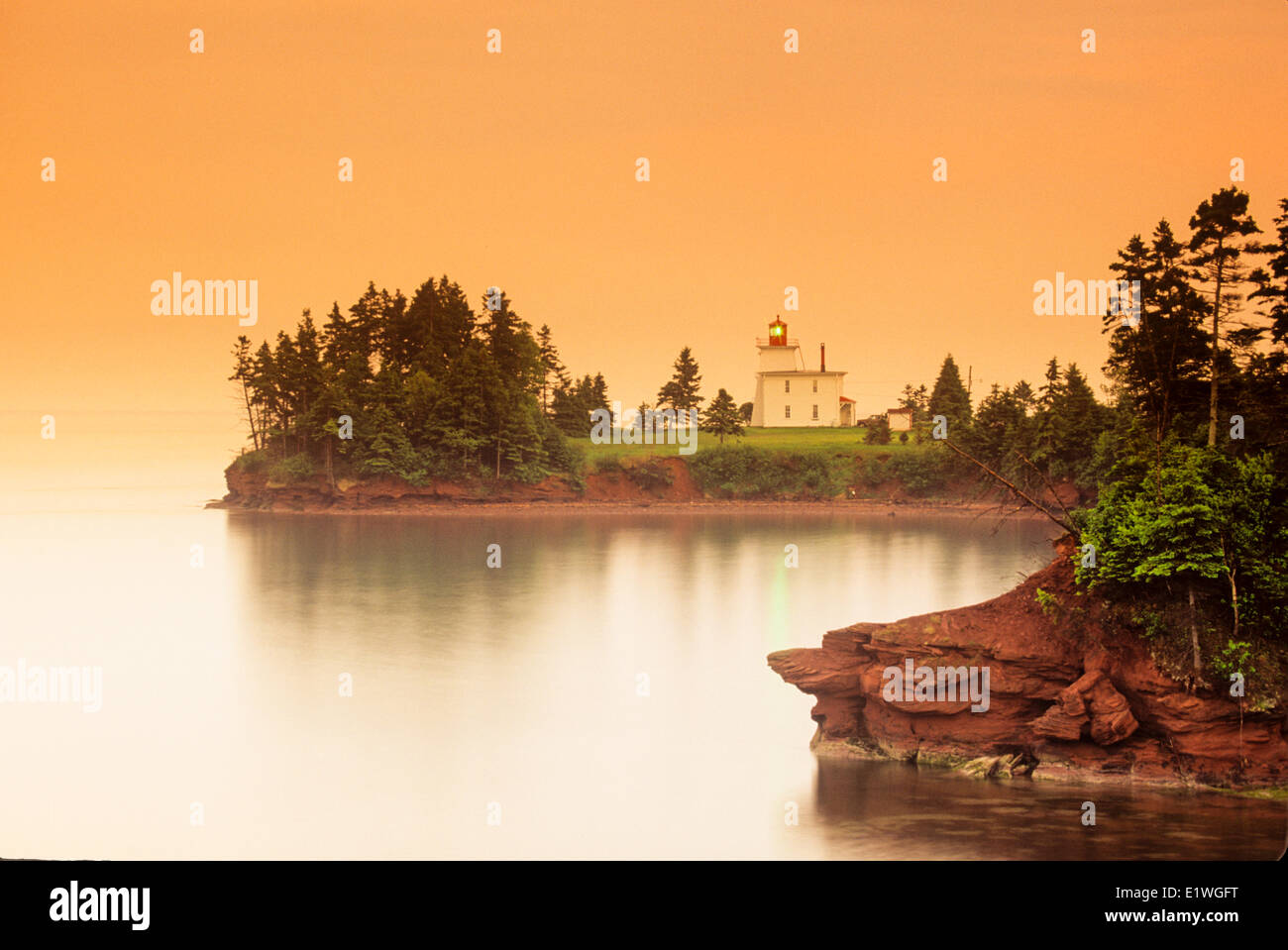 Rocky Point Lighthouse, Prince Edward Island, Canada Stock Photo - Alamy