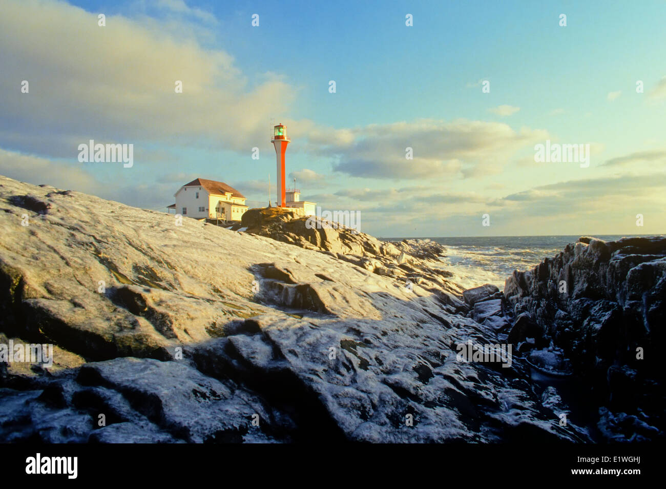 Cape Forchu Lighthouse, Yarmouth, Nova Scotia, Canada Stock Photo - Alamy