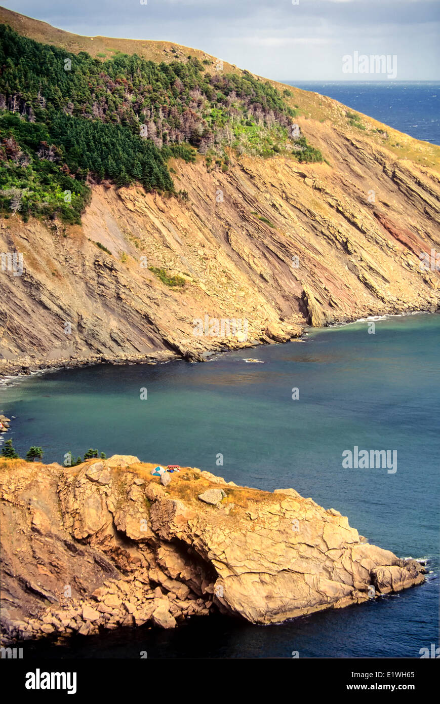 Camping, Meat Cove, Cape Breton highlands, Cape Breton, Nova scotia ...
