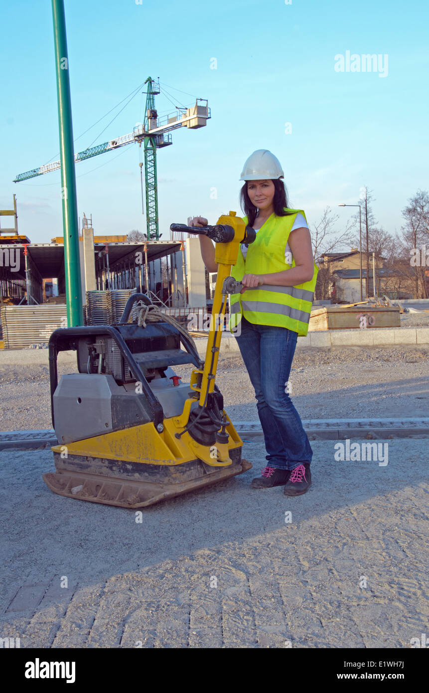 photo showing workers at agglomerator Stock Photo - Alamy