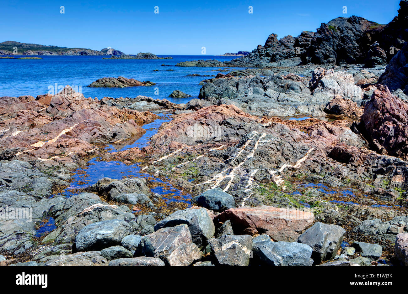 Twillingate Rocks, Twillingate, Newfoundland Stock Photo - Alamy