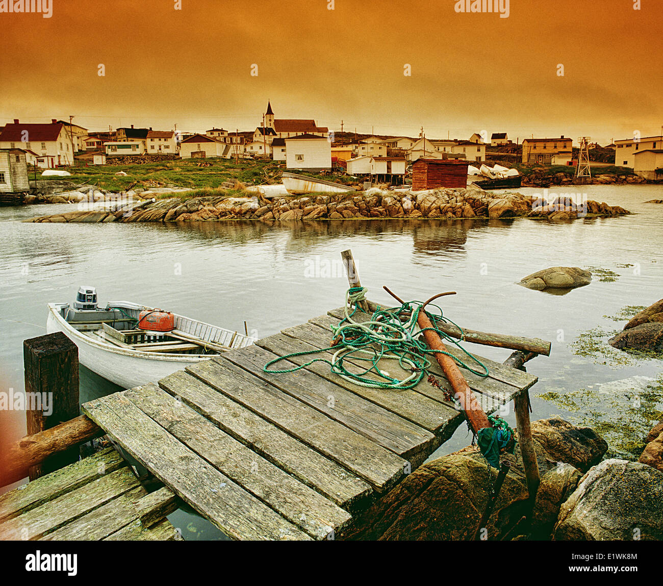 Newfoundland Labrador Fishing Villages In High Resolution Stock ...