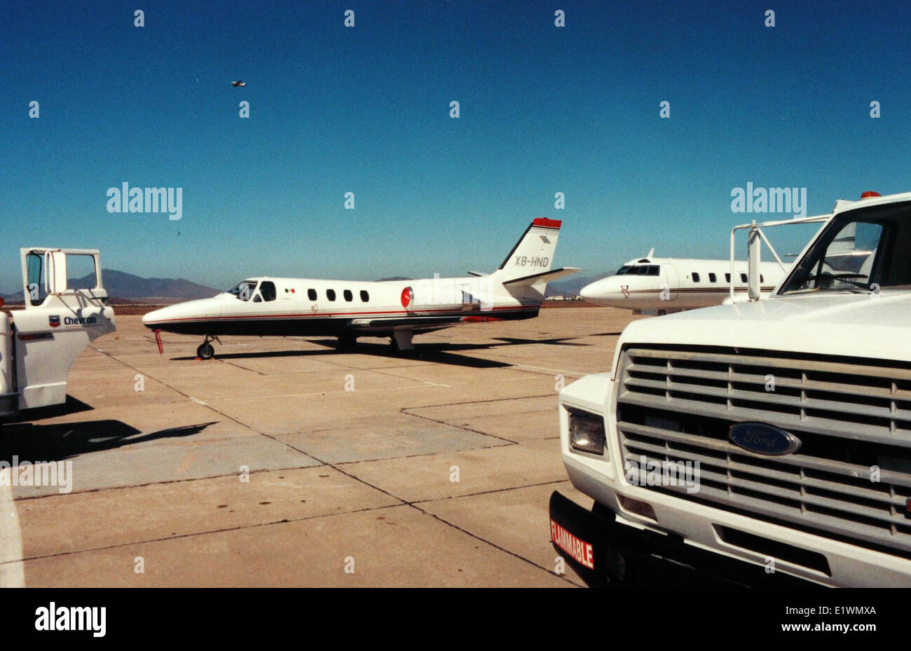 This image shows the XB-HND aircraft at Brown Field, a U.S. Navy ...