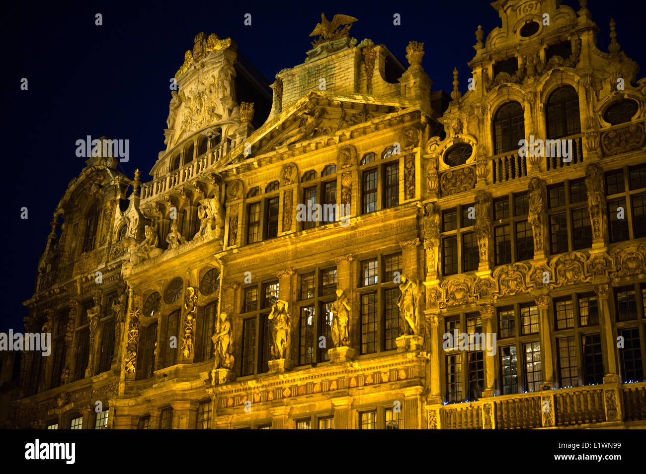 Guild houses on Grand Palace Stock Photo - Alamy