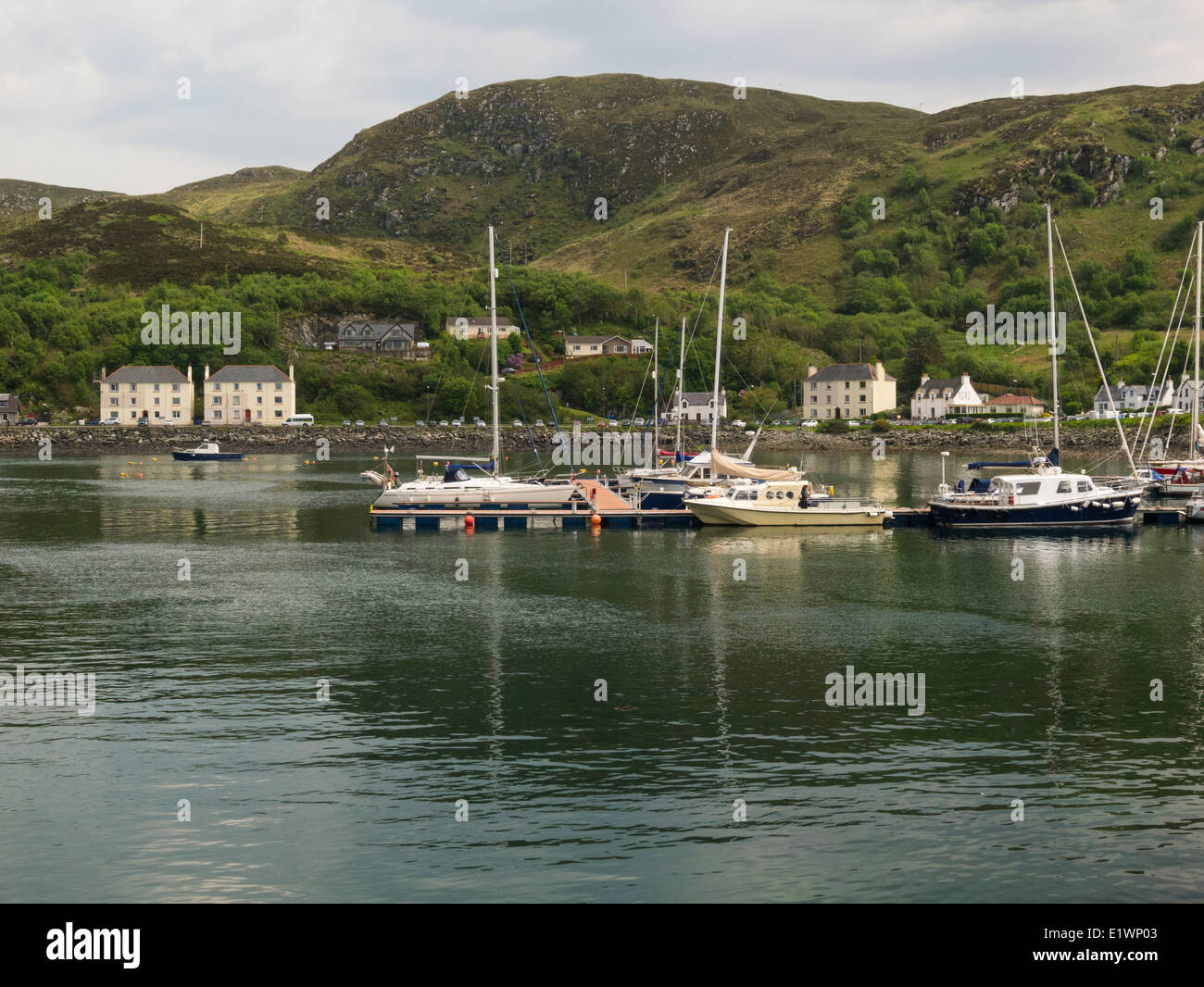 Yachts moored in Mallaig harbour on Scotland's West Coast Scottish ...