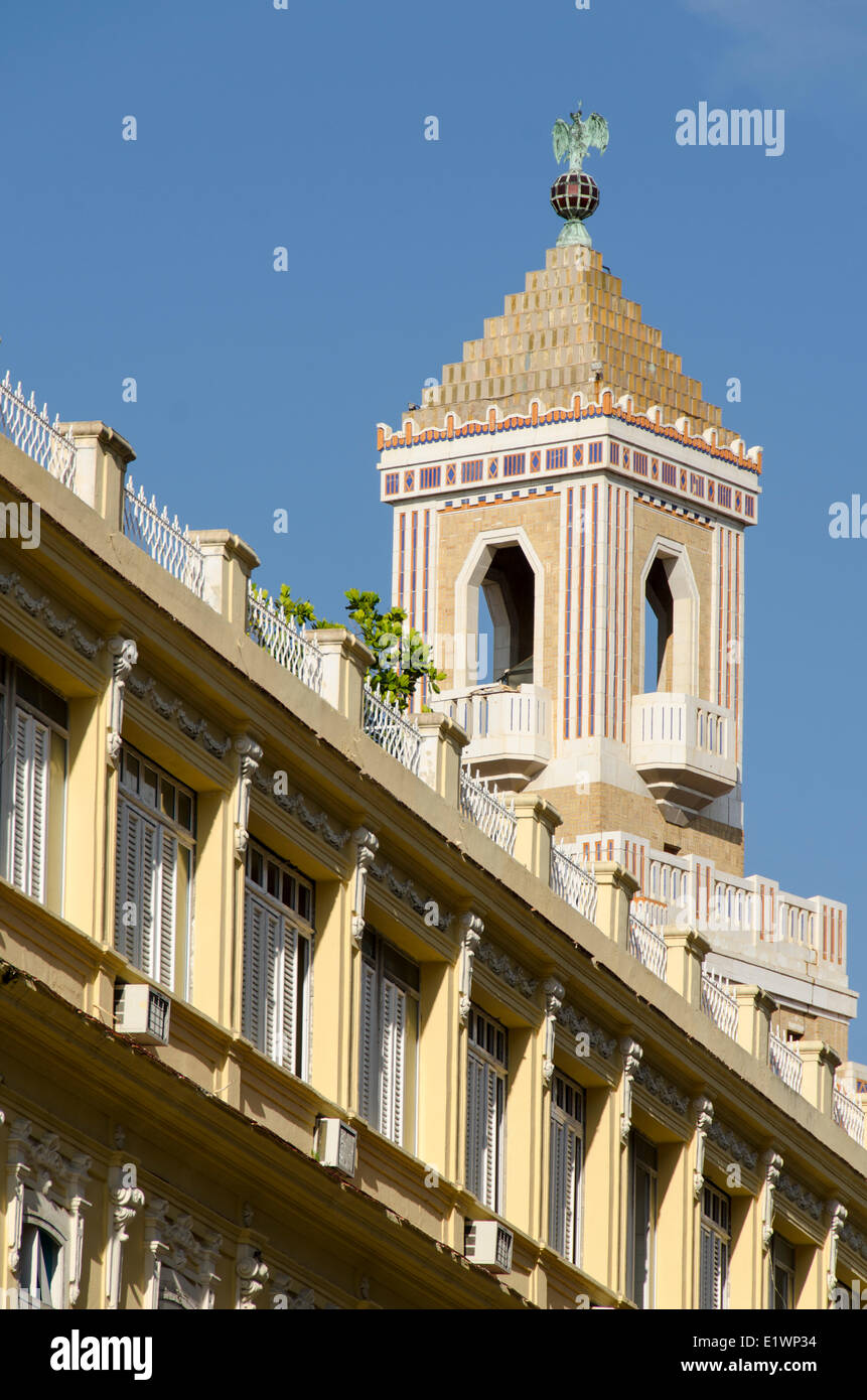 Art Deco tower of the Bacardi Building, Havana, Cuba Stock Photo - Alamy