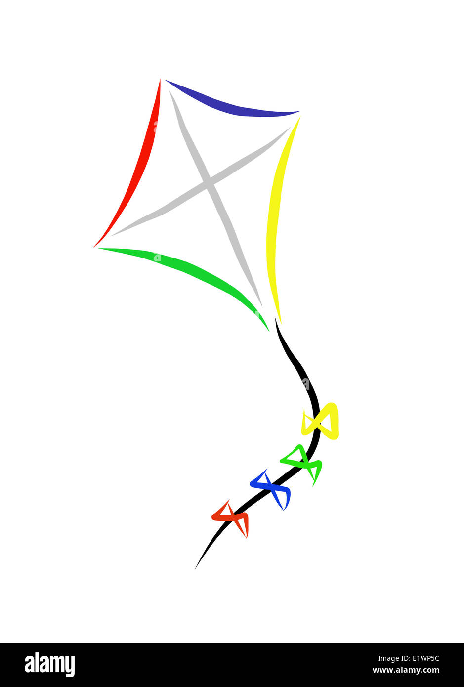 Kite drawing hi-res stock photography and images - Alamy