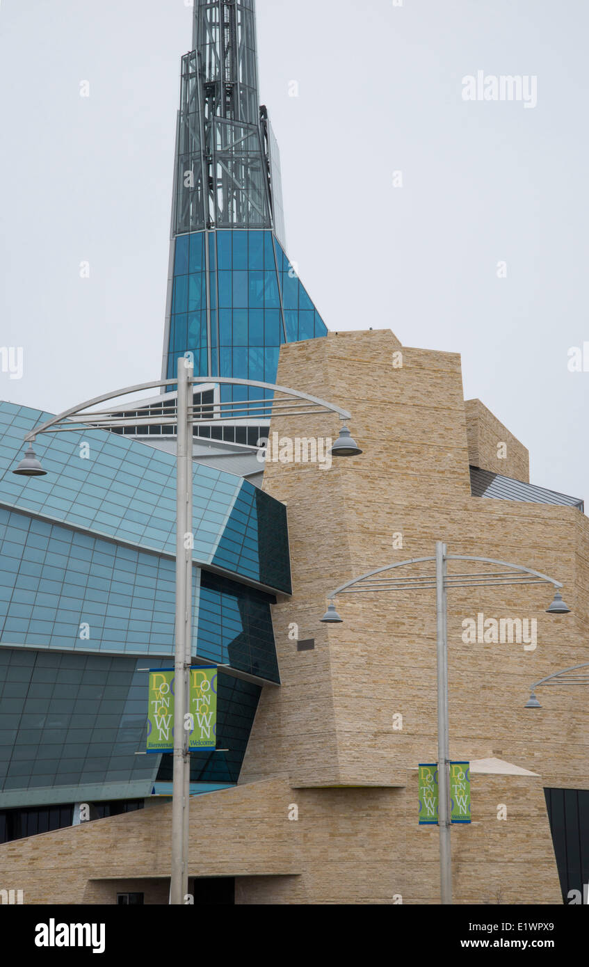 Human Rights Museum, Manitoba, Canada Stock Photo - Alamy