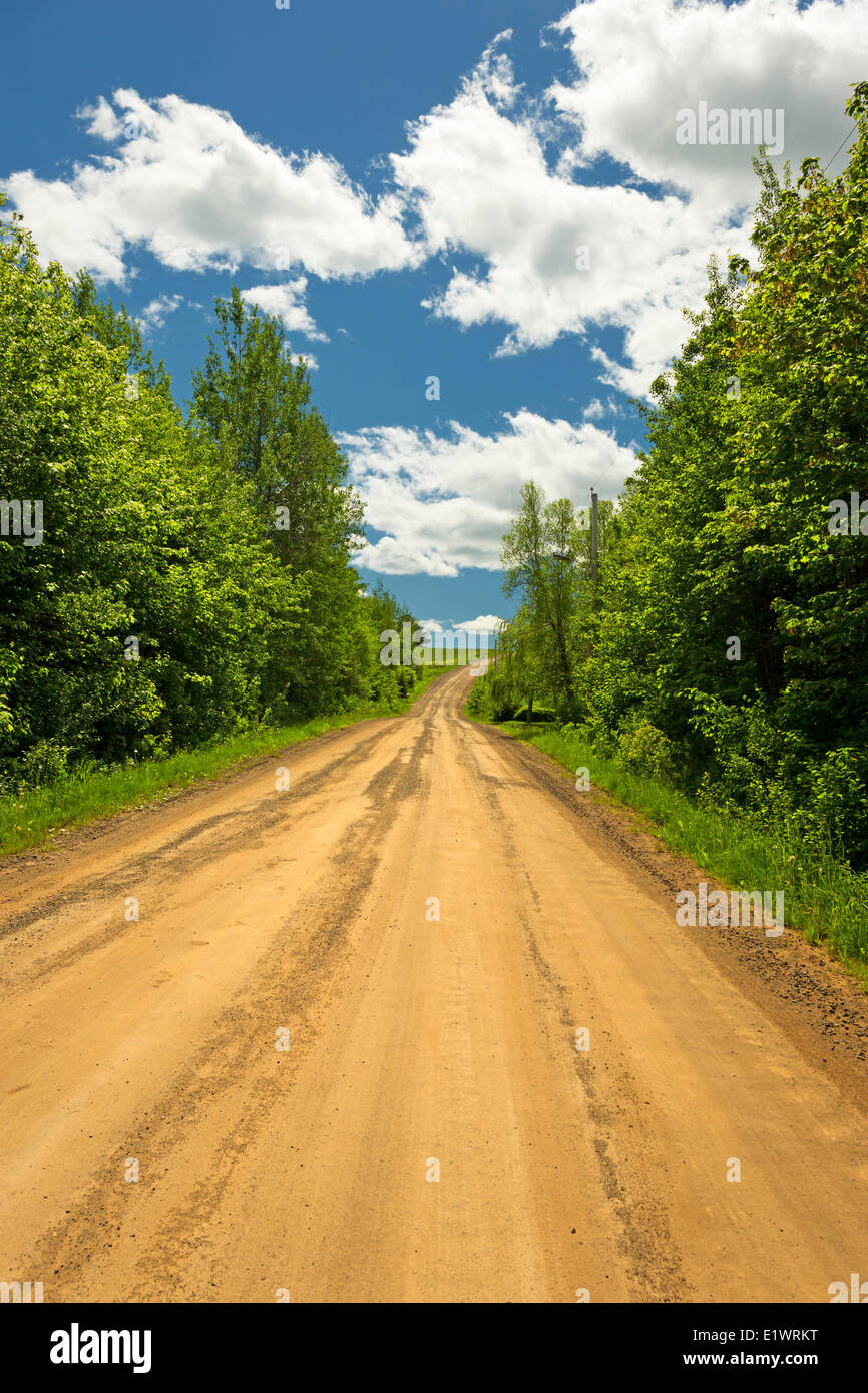 Clay road, Stewiacke, Nova Scotia, Canada Stock Photo - Alamy