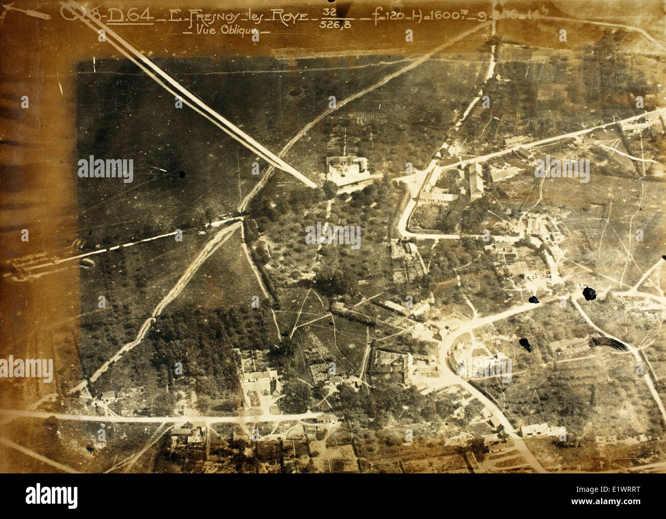World war i battlefield aerial hi-res stock photography and images - Alamy