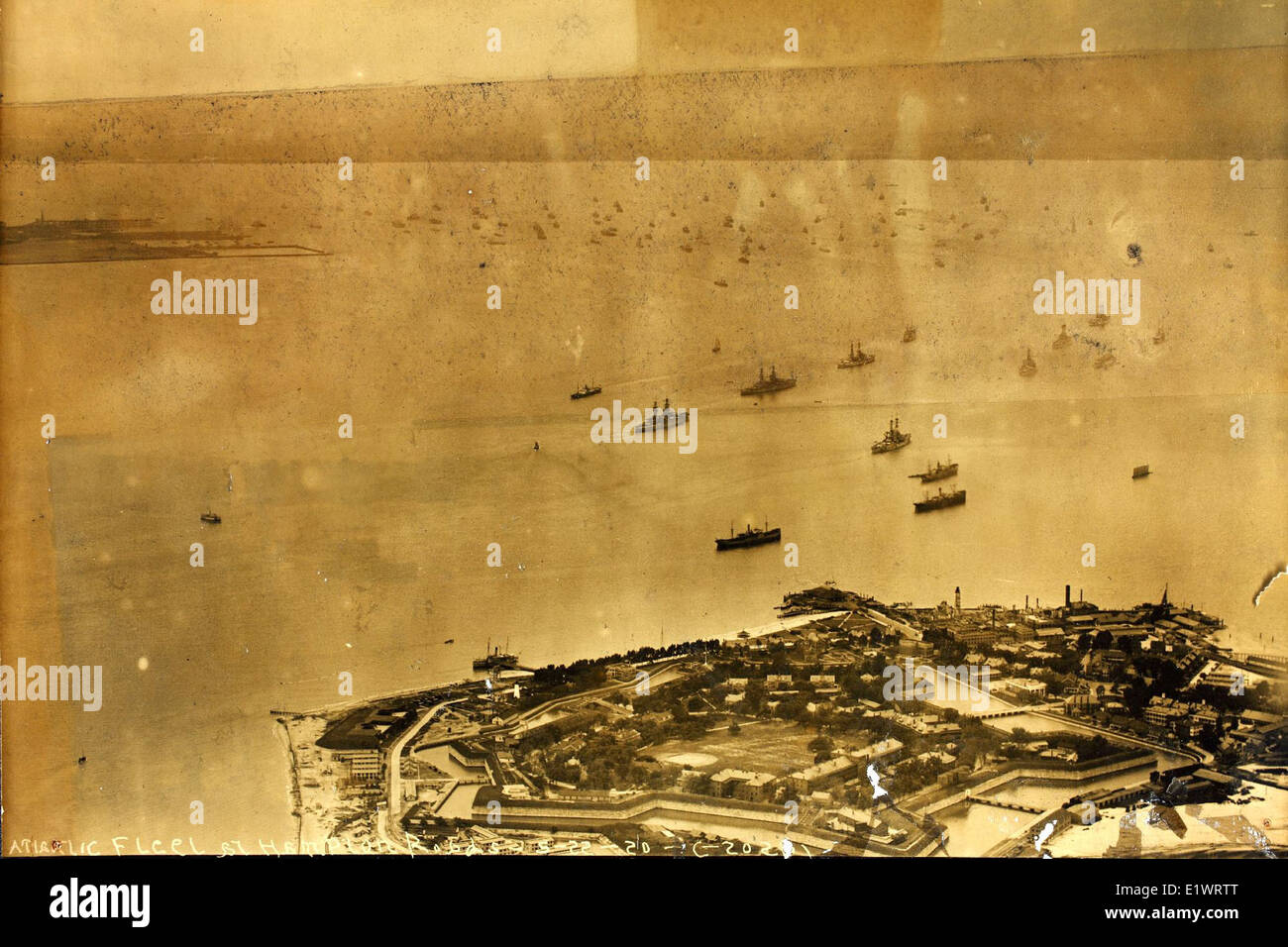 This aerial view from World War I provides insight into the scale of ...