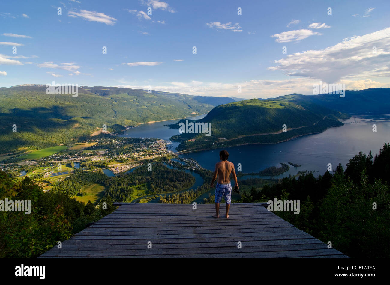 Sicamous Lookout, Sicamous, British Columbia, Canada. MR 001 Stock ...