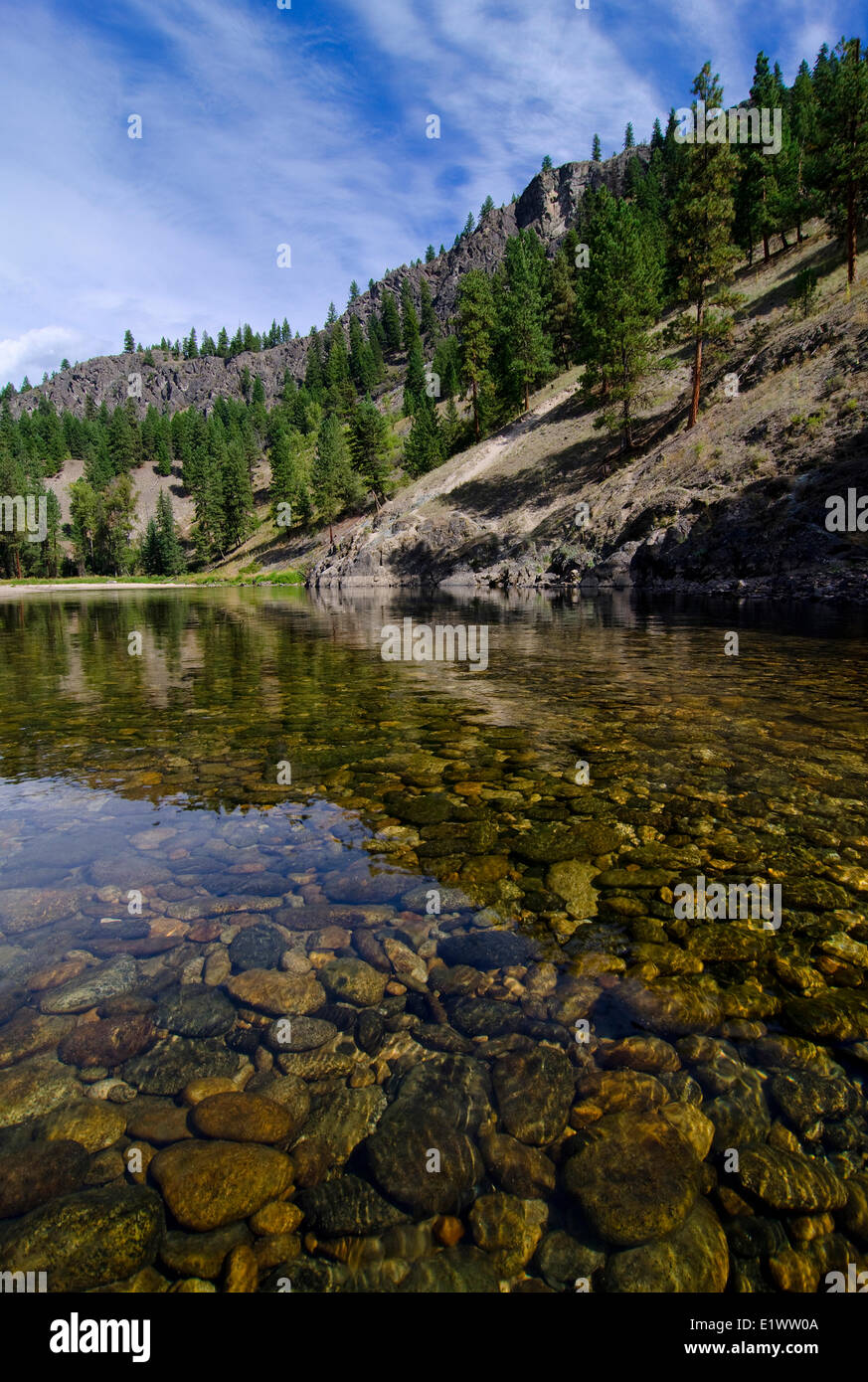 Kettle River, Kettle River Provincial Park, near Rock Creek, British ...