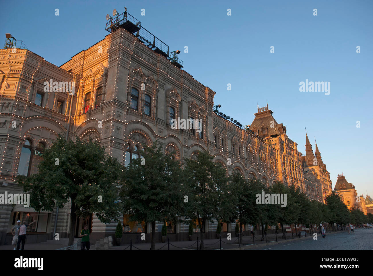 GUM department store on the Red Square in Moscow Stock Photo - Alamy