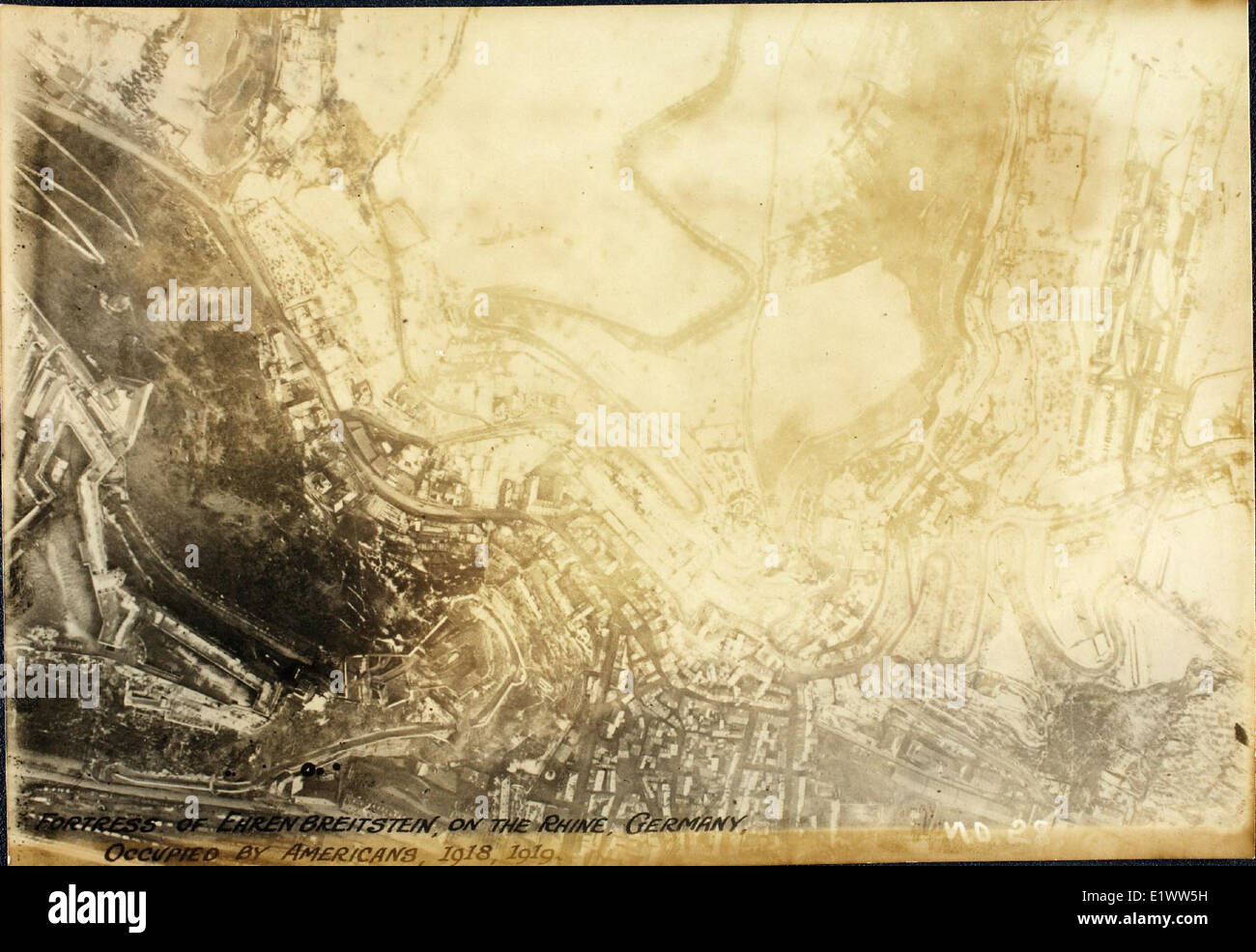 This aerial view from World War I shows the scale and intensity of the ...