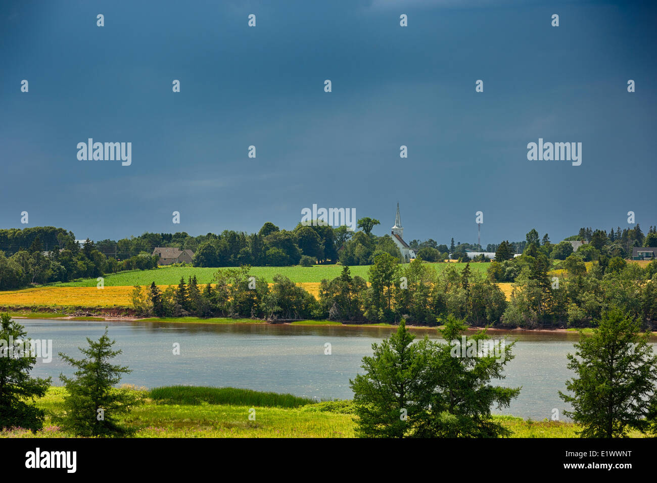 Storm over Victoria, Prince Edward Island, Canada Stock Photo - Alamy