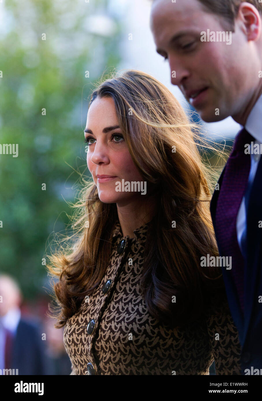 UK, London : The Duke and Duchess of Cambridge arrive at Only Connect ...