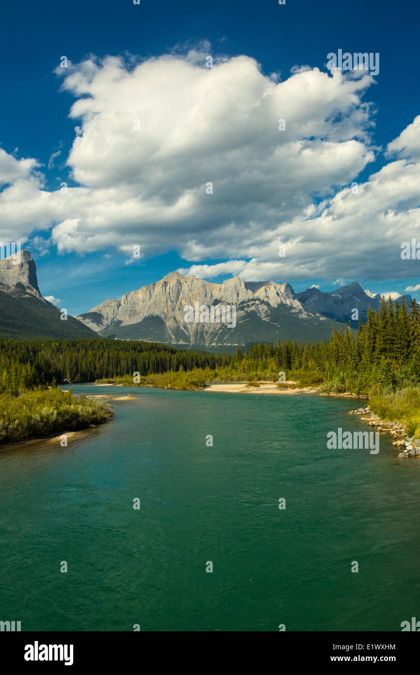 Bow River, Canmore, Alberta, Canada Stock Photo - Alamy
