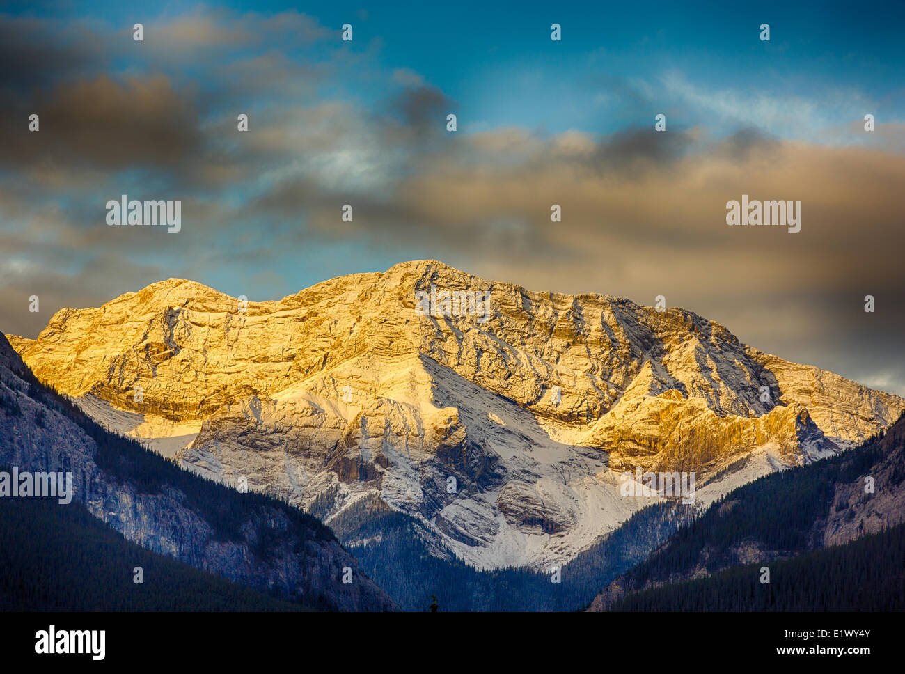 Cascade Mountain, Banff National Park, Alberta, Canada Stock Photo - Alamy