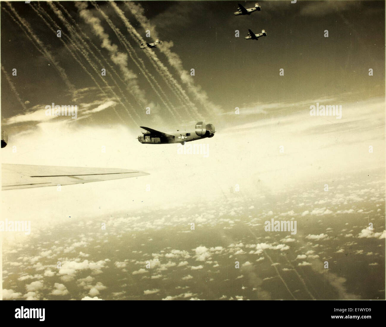 The 17th Bombardment Group, part of the 8th Air Force, operated B-24 ...