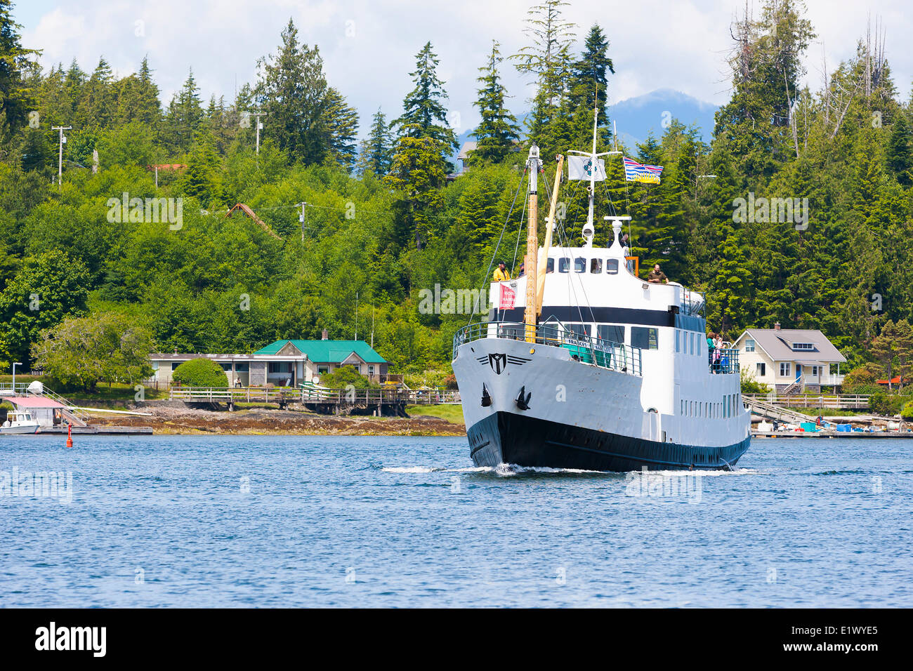 The M.V. Frances Barkley is a regular sight supplying towns villages ...