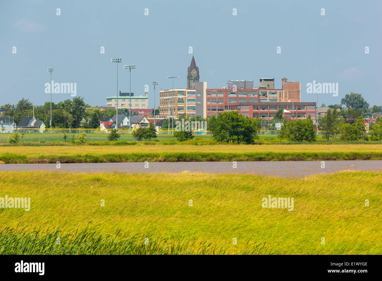 Moncton skyline, New Brunswick, Canada Stock Photo - Alamy
