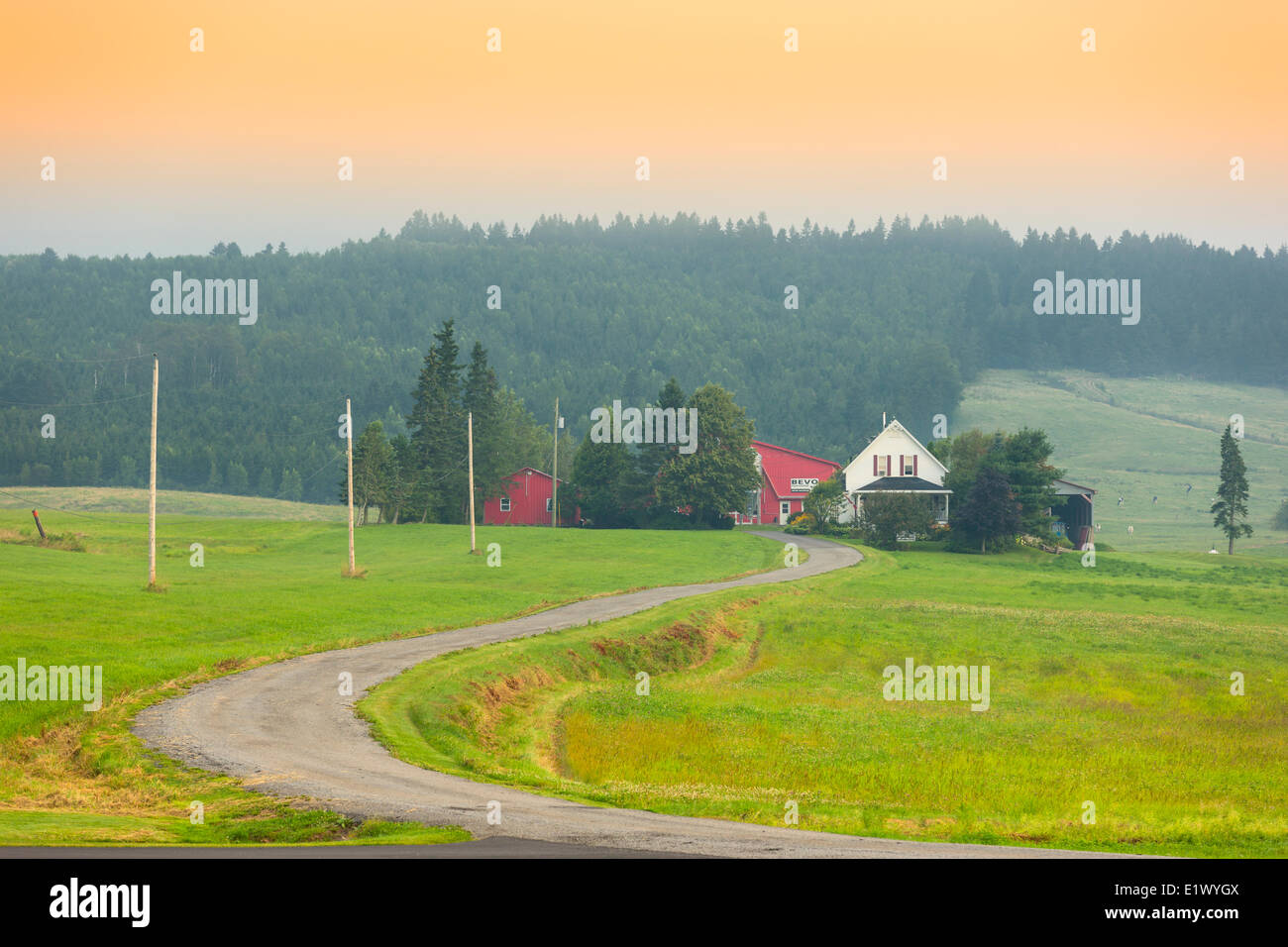 Farm, Norton, New Brunswick, Canada Stock Photo - Alamy