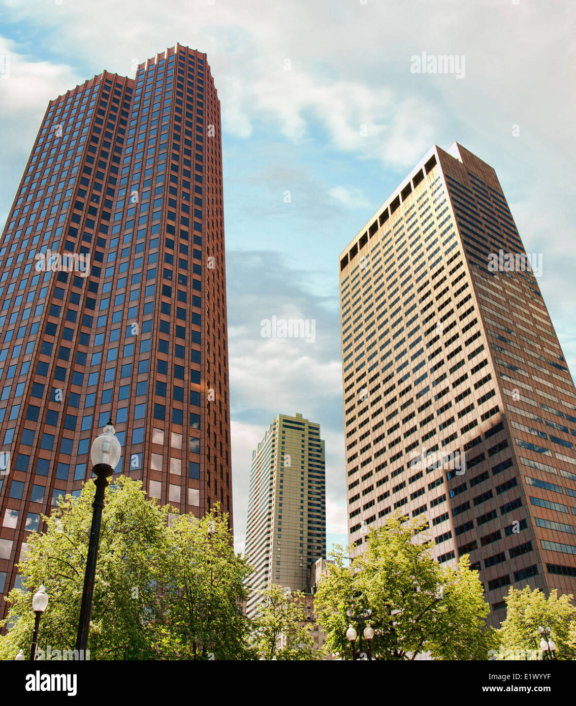 Boston financial district modern hi-res stock photography and images ...