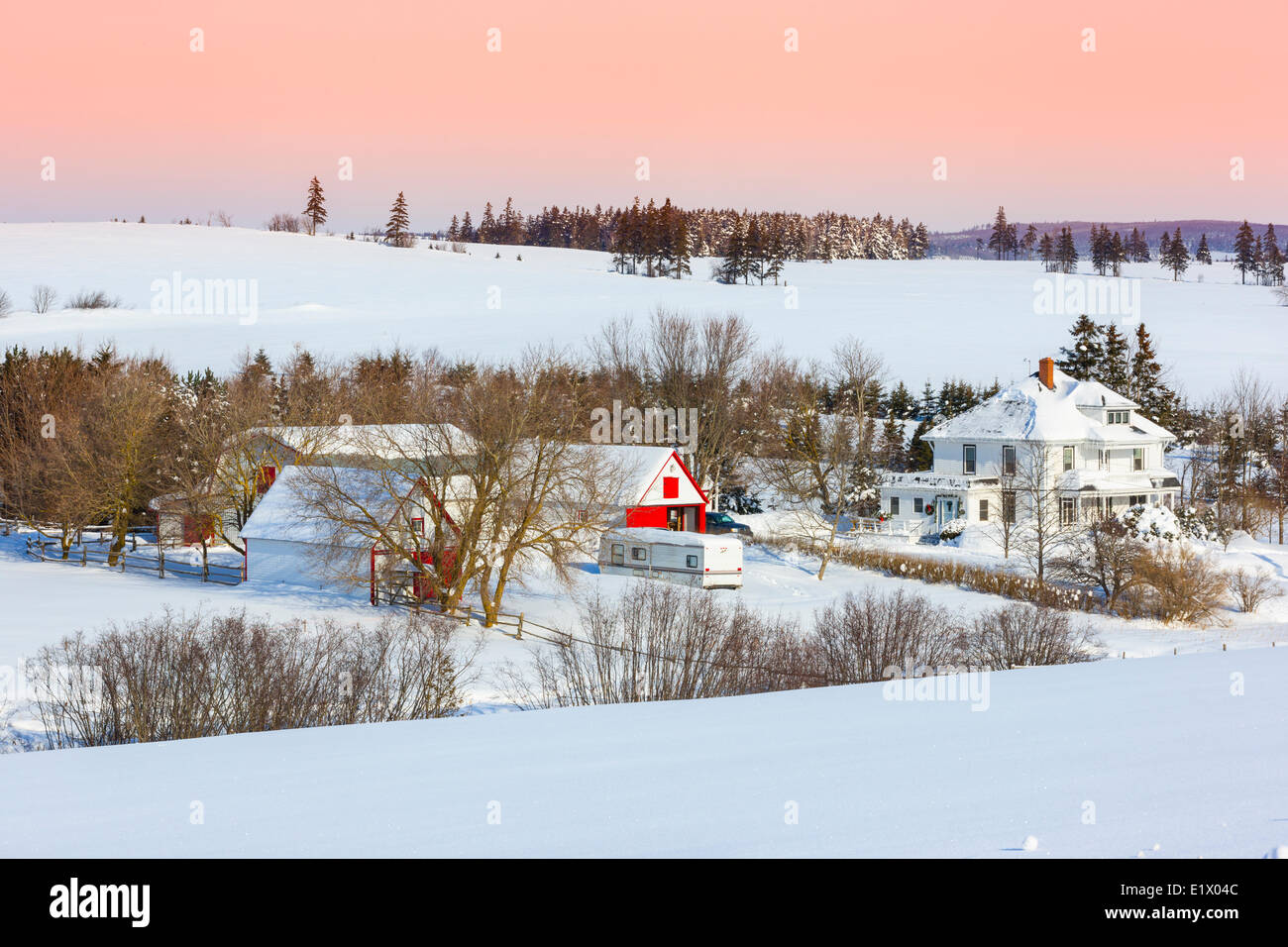Farm, Margate, Prince Edward Island, Canada Stock Photo - Alamy