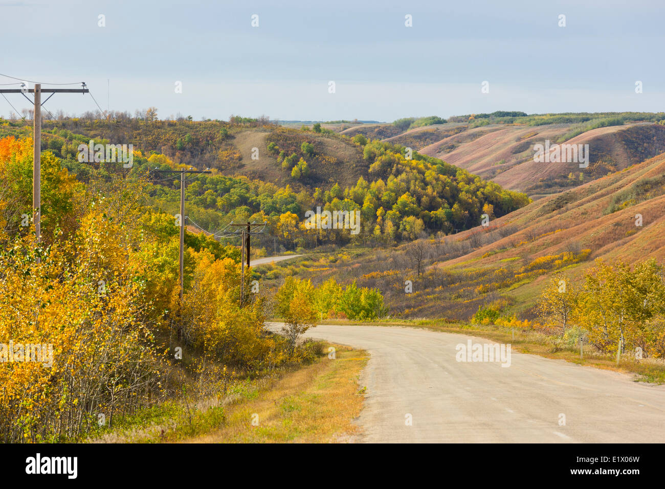 Abernethy No. 186, Qu'Appelle Valley, Saskatchewan, Canada Stock Photo ...
