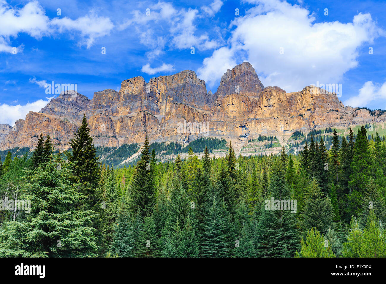 Castle Mountain, Banff National Park, Alberta, Canada Stock Photo - Alamy