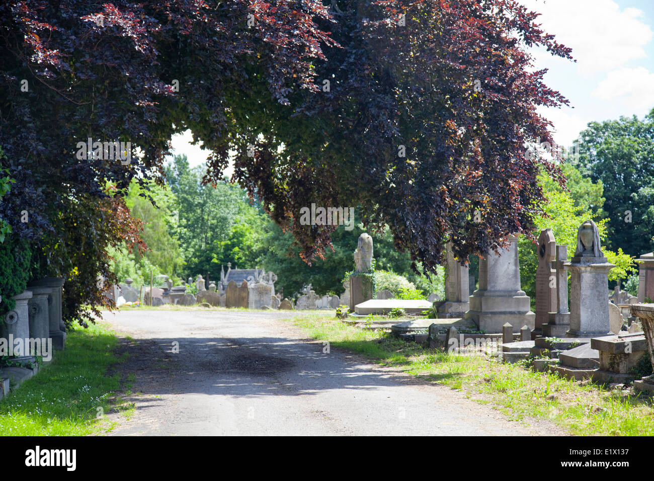 Kensal green cemetery on road hi-res stock photography and images - Alamy