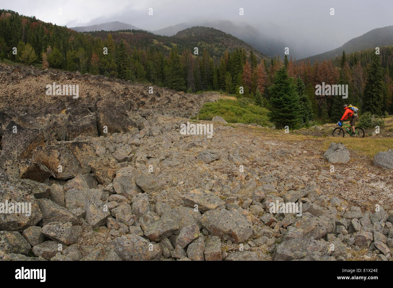 Mountain bike touring in the South Chilcotin Mountains, Cariboo ...
