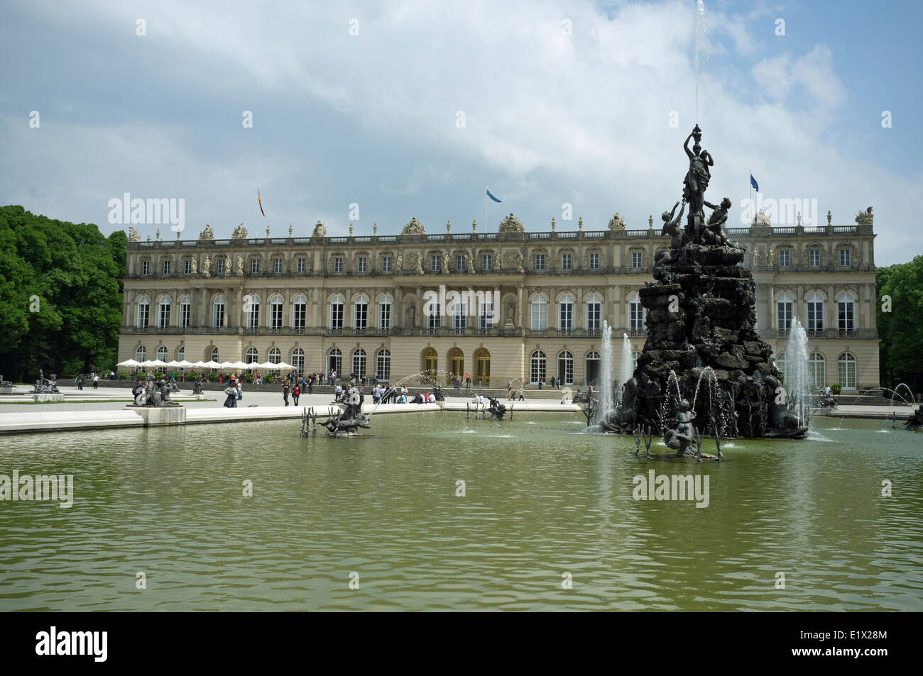 Herrenchiemsee Royal Palace, Herreninsel, Chiemsee, Bavaria, Germany ...