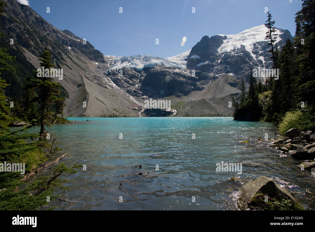 Upper Joffre Lake and Mount Matier, Joffre Lakes Provincial Park ...