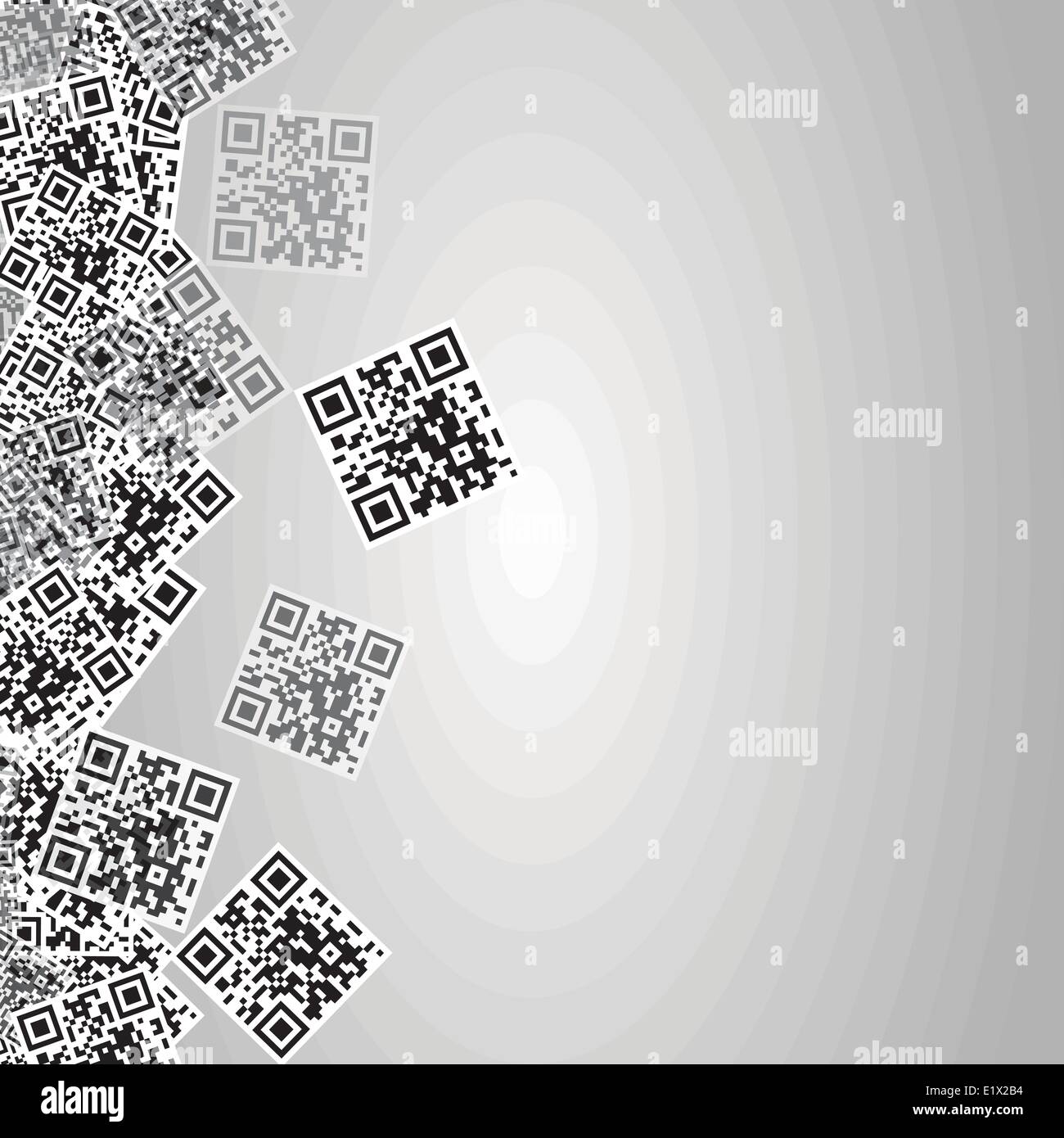 qr code background flow vector eps10 Stock Vector Image & Art - Alamy