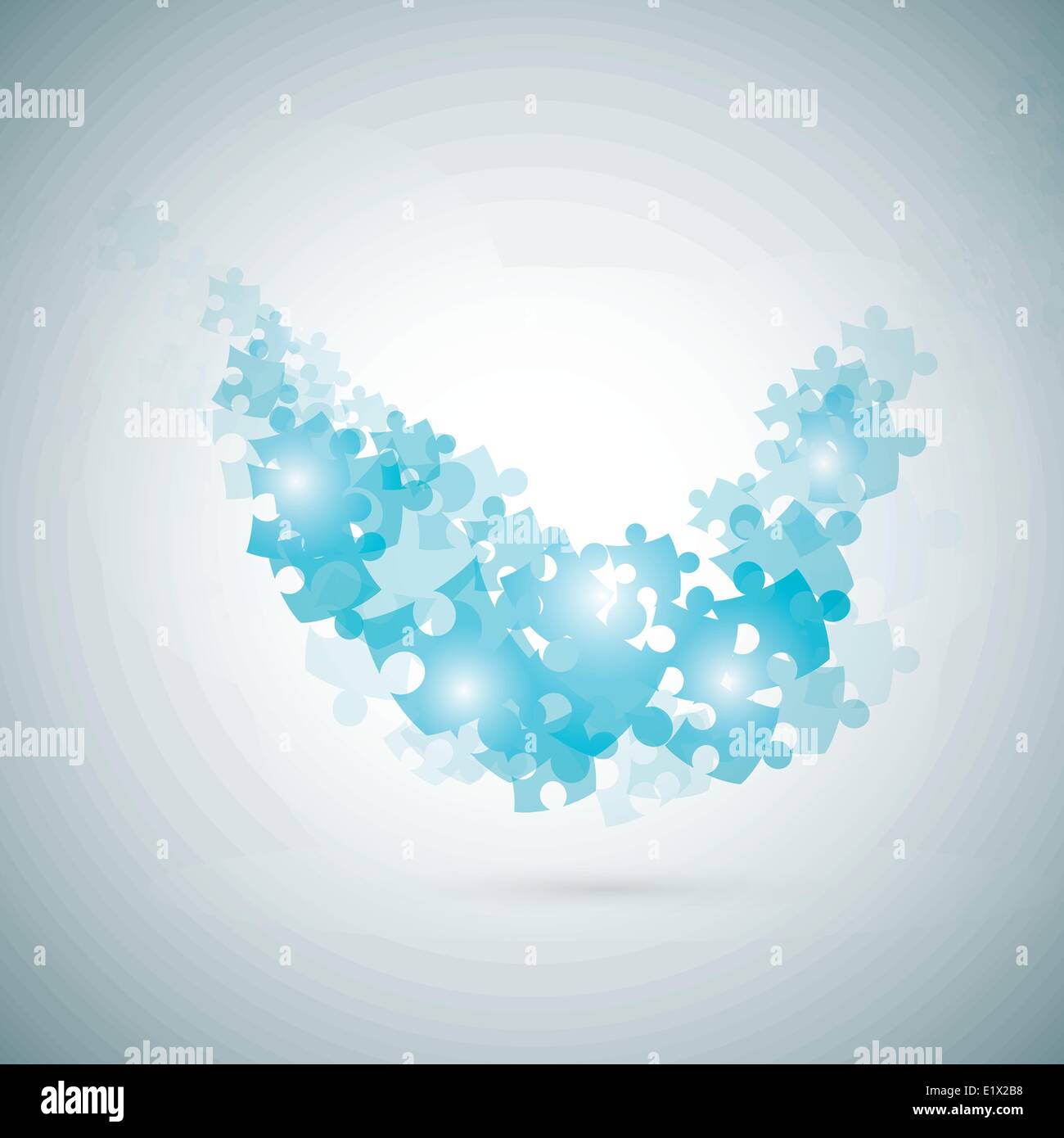 Abstract puzzle pieces background vector eps10 Stock Vector Image & Art ...
